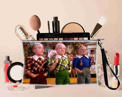 Wizard Of Oz Munchkins Cosmetic makeup bags pouch 100% ALL linen Wtih ...