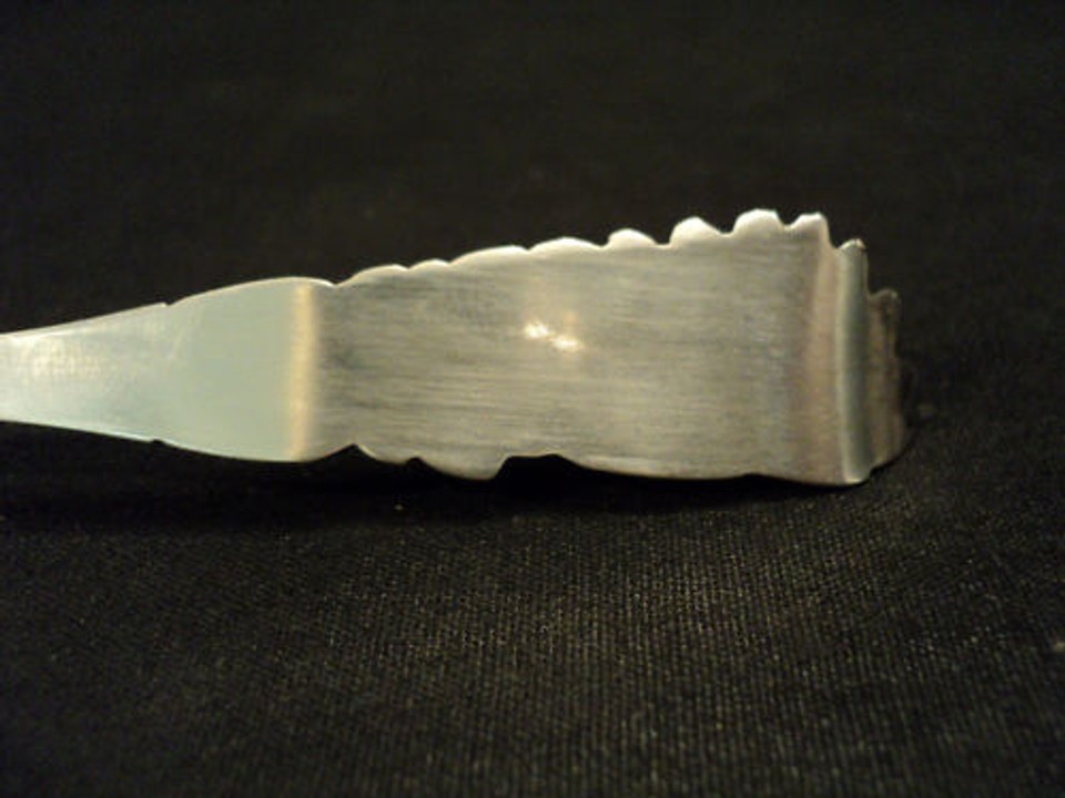 STERLING SILVER INDIAN CHIEF FIGURAL SOUVENIR SPOON, "COLBY KANS.", 14 ...