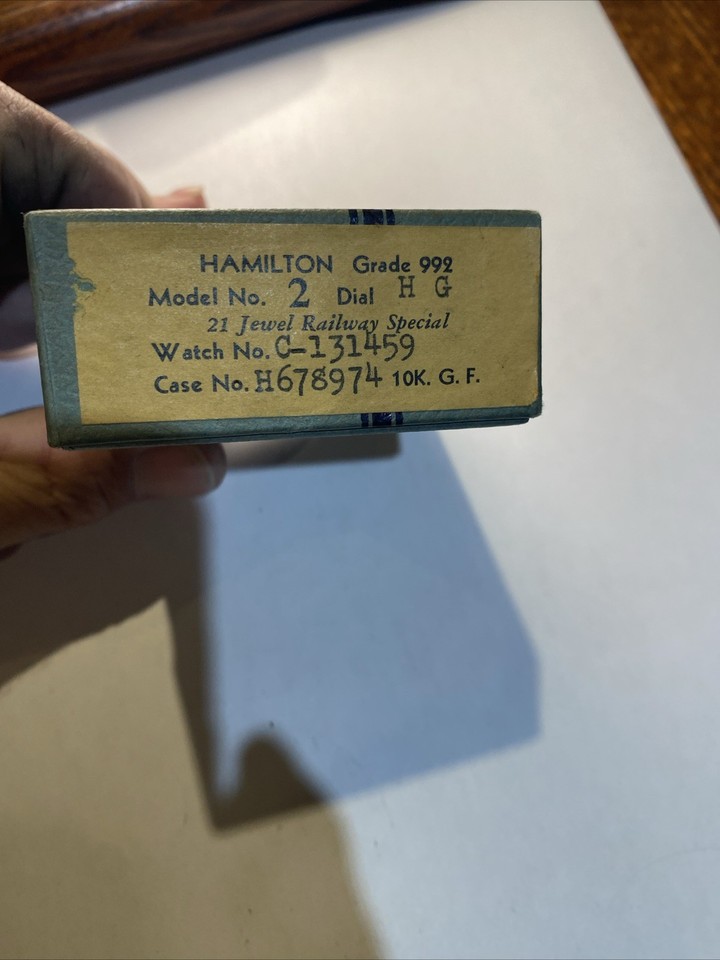 Hamilton 16S Bakelite 992 950 950B Pocket Watch Case Cigarette Box ...