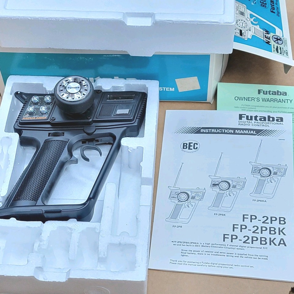 New Futaba Magnum Junior Transmitter Only FP-2PBKA 75mhz New In Box ...