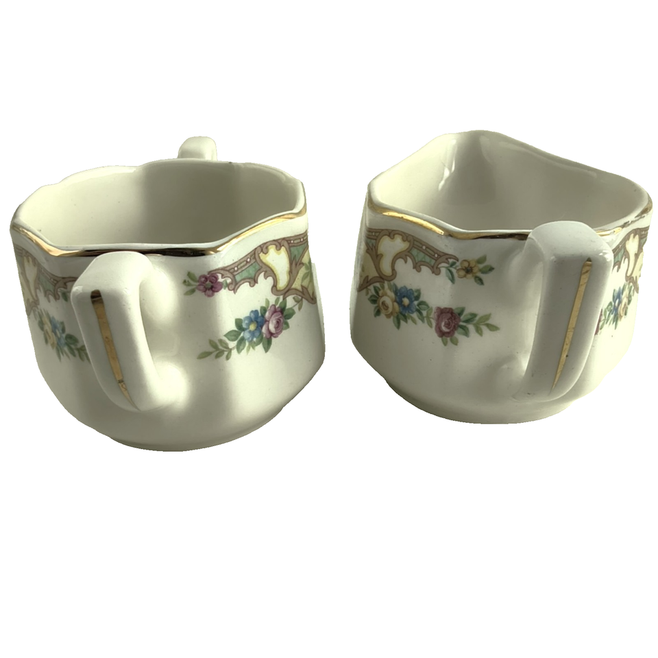 VINTAGE Mount Clemens Mildred Creamer & Open Sugar Set Multicolor ...