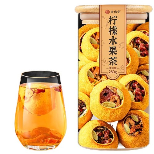Organic Green Orange Lemon Flower Fruit Tea Fruit Tea Health Goddess ...