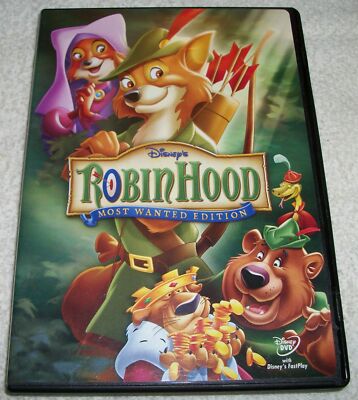 Walt Disney Robin Hood (DVD, 2006, Widescreen, Most Wanted Edition, G ...