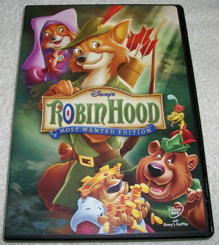 Walt Disney Robin Hood (DVD, 2006, Widescreen, Most Wanted Edition, G ...