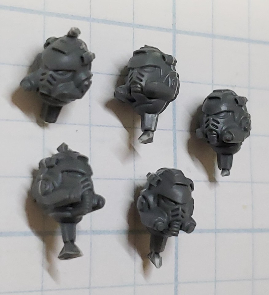 Warhammer 40k Space Marine Bits Heavy Intercessor Gravis Armor Helmet ...