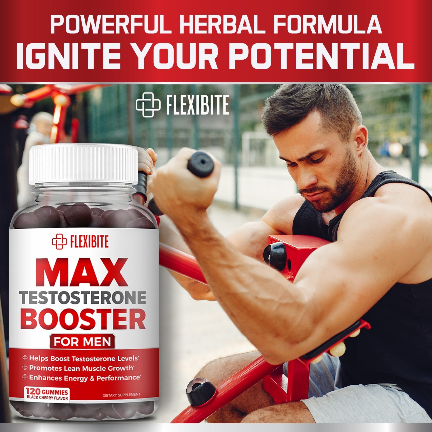 8 in 1 Testosterone Booster Gummies for Men Enhance Strength & Stamina ...