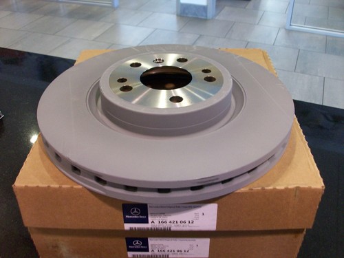 OEM GENUINE MERCEDES BENZ SET FRONT BRAKE ROTORS 12-19 ML W166 ML350 NO ...
