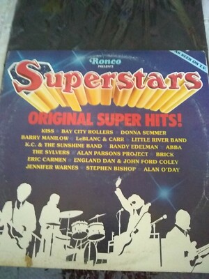 Ronco Presents Superstars Original Super Hits, Vinyl Record 1978 | eBay
