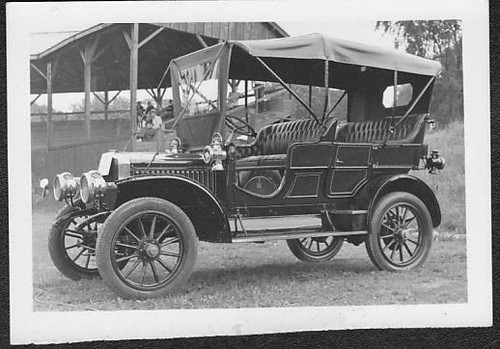 1908 MAXWELL AUTOMOBILE Vintage B&W Photo ca. 1940s Maine Car Show #1 ...