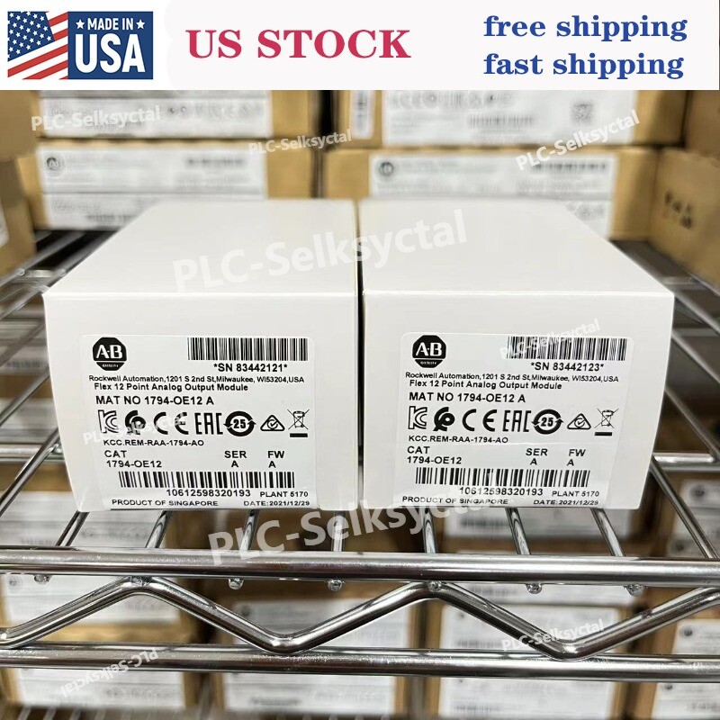 New Allen Bradley 1794-OE12 AB Flex 12 Point Analog Output Module free ...