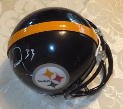 MERRILL HODGE - RB - Steelers - Autographed Mini Helmet including BDS ...