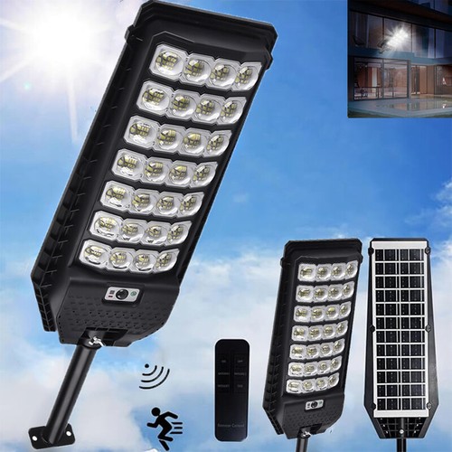 99000000LM 6000W Commercial LED Solar Street Light Dusk to Dawn Road ...