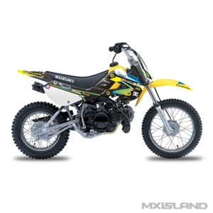ALL YEARS SUZUKI RM 65 GRAPHICS KIT RM65 DIRT BIKE MOTOCROSS DIRT BIKE ...