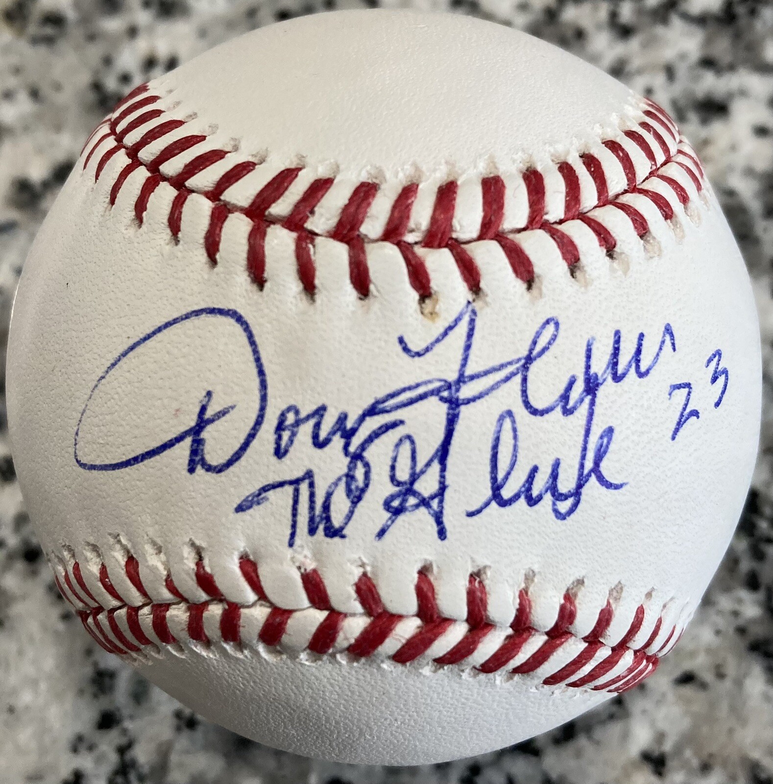 DOUG FLYNN AUTO SIGNED MLB BASEBALL w/COA “The Glue” of the Big Red ...