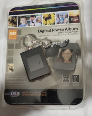 New Innovage 8mb USB Rechargeable Digital Photo Album with Keychain ...