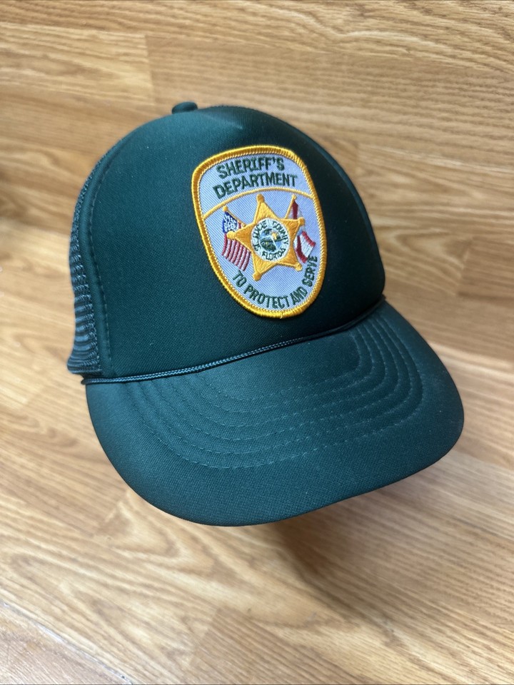 2 Vintage Snapback NJ State Police + St Lucie, FL Sheriff Hats Caps Lot ...
