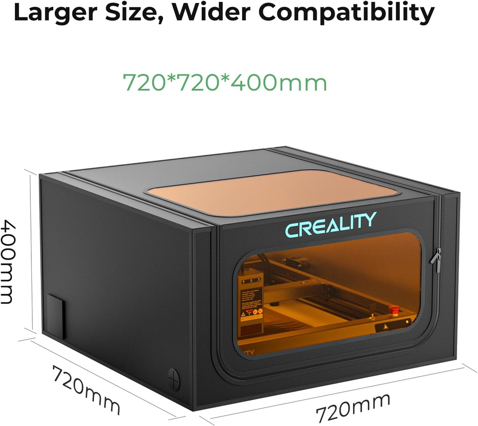 Laser Engraver Enclosure 2.0 with Vent, Fireproof and Dustproof Laser ...