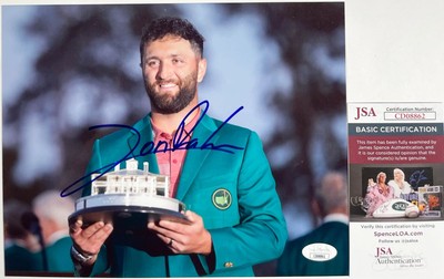 PGA 2023 Masters Winner Jon Rahm Signed 8x10 Photo Autograph JSA COA | eBay