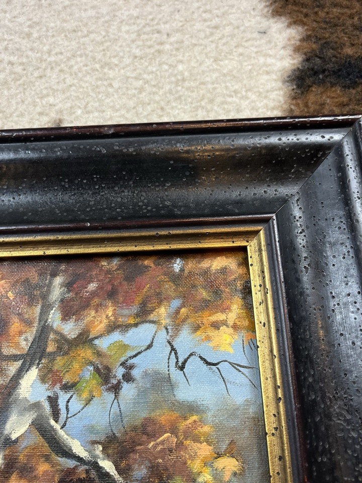 Georgia Hoopes Original Oil On Canvas “Reflection Lake” Painting 21x25 ...