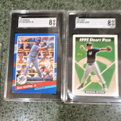 Topps Donruss Jimmy Dean MLB NBA 5 Card Lot Griffey Jeter Ryan Bird ...