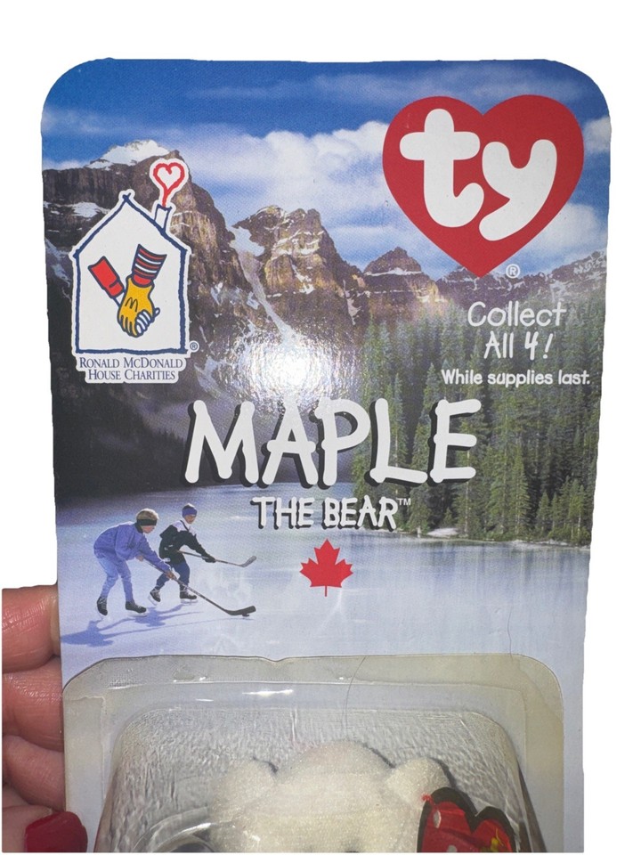 ULTRA Rare MAPLE THE BEAR Beanie Baby-NEVER OPENED/Out of the Box ...