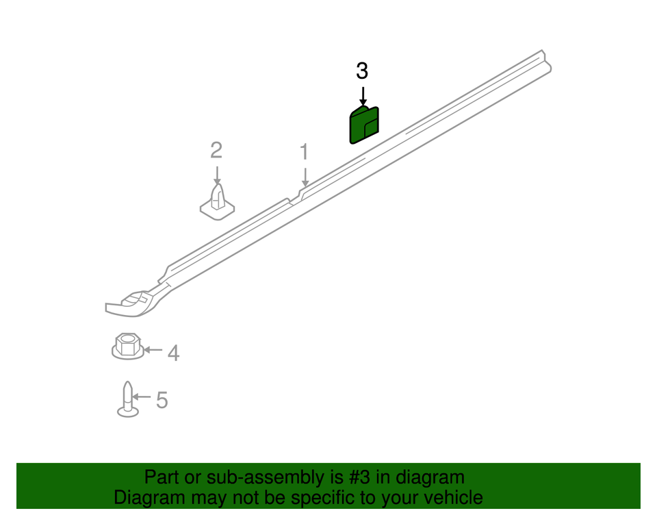 Genuine Hyundai Rocker Molding Clip 87758-39000 | eBay