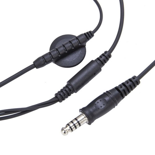 Tactical Motorcycle Helmet Radio Headset Microphone Nato Plug For ...