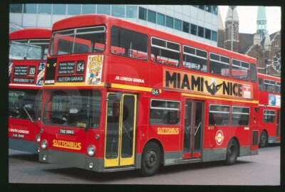 Original Bus Slide - London General Buses Suttonbus THX589S DMS April ...