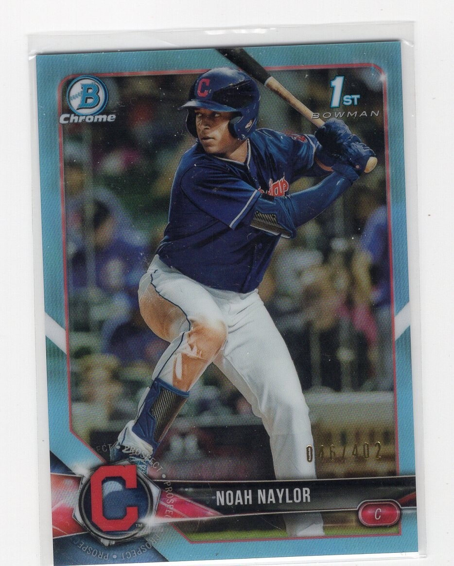 Bo Naylor 2018 Bowman Chrome Sky Blue Refractor /402 BD193 Guardians ...