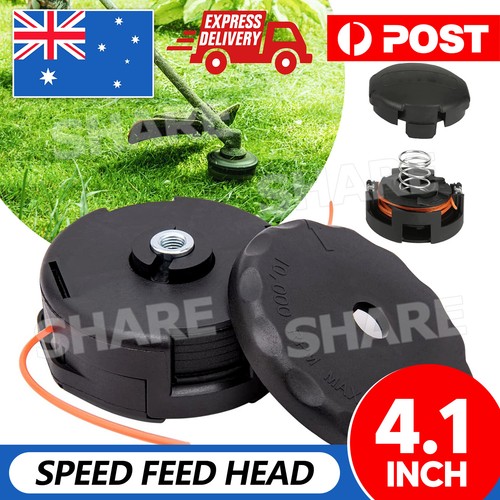 SPEED FEED HEAD Small MODEL 4.1" FAST LOAD TRIMMER LINE BUMP HEAD AU ...