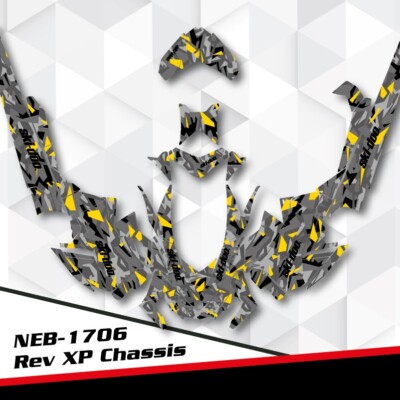 FOR SKI-DOO REV XP SUMMIT MXZ RENEGADE GSX TNT 08-12 WRAP DECALS KIT ...