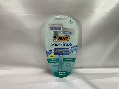 BIC Easy Rinse Women's Disposable 4 Blade Razors, 2ct. NIB | eBay