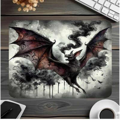 Scary Bat Mouse Pad | eBay