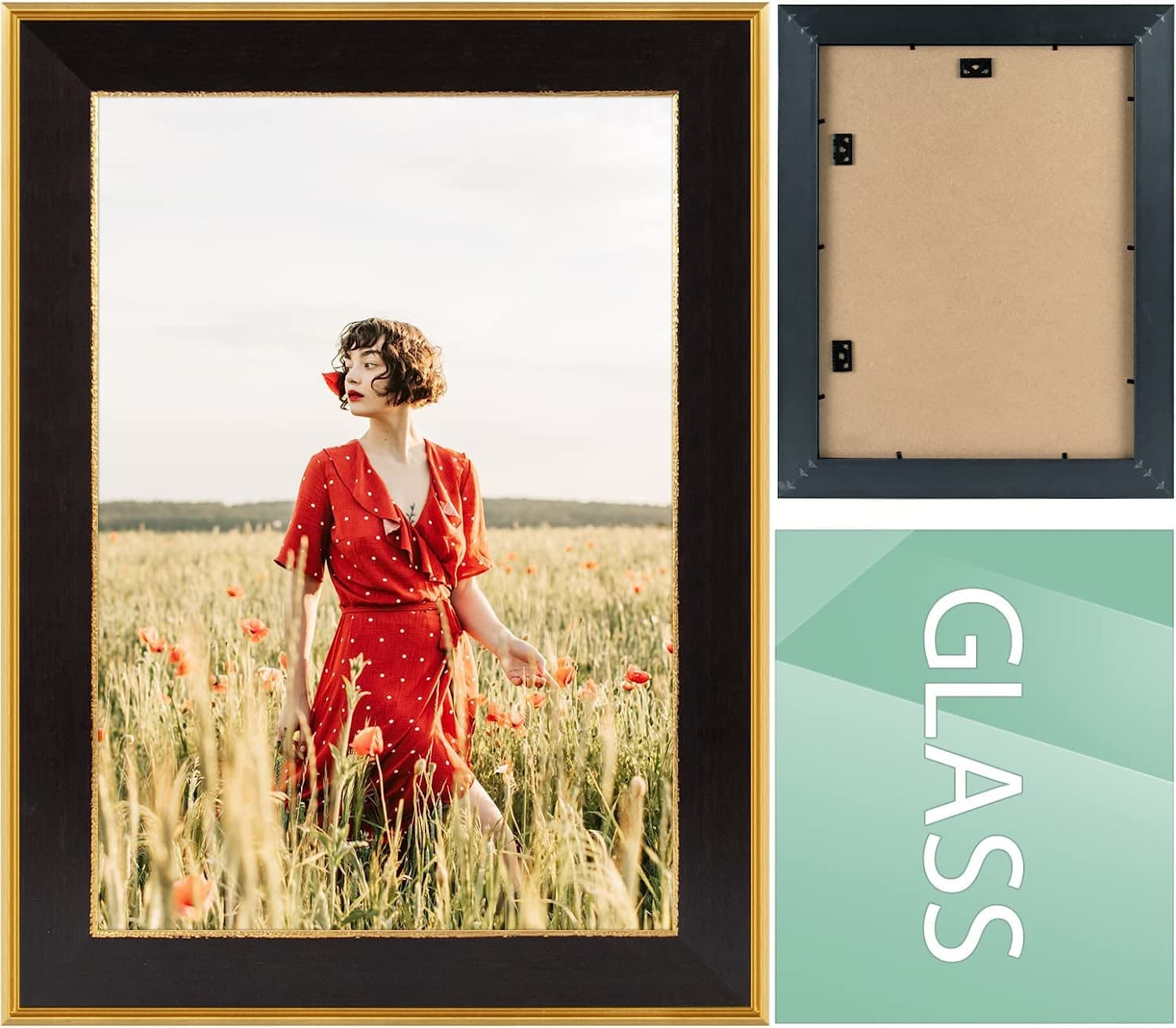 Mat Black Frame Background