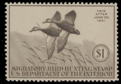 RW7 1940 Federal Duck Stamp Mint Light Hinge Mark | eBay