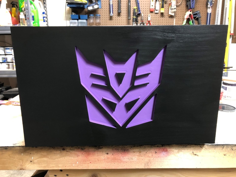 Custom Detolf Display Base for Transformers Masterpiece - Decepticon ...