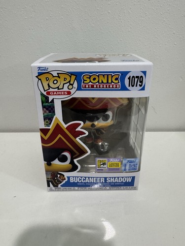 2025 SDCC FUNKO POP SONIC THE HEDGEHOG BUCANEER SHADOW CON STICKER In ...