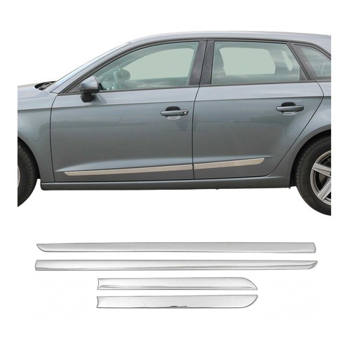 Side Door Molding Trim Skirt Garnish for Nissan Stainless Steel Silver ...