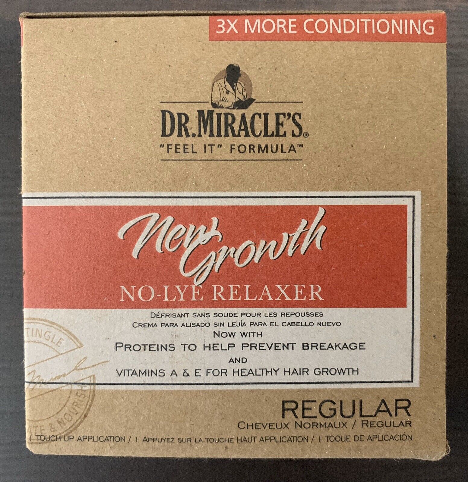 Dr. Miracle's Kit New Growth No Lye Relaxer Touch Up Application ...