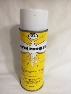 True Vintage Fuller Moth Proofer Spray Can Fuller Brush Company Sz 12 ...