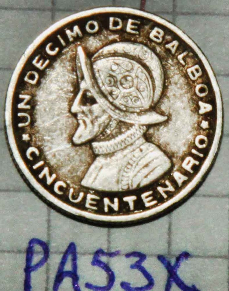 2 Panama Silver Coins 1953 Quarto / Decimo Balboa Fine+ | eBay