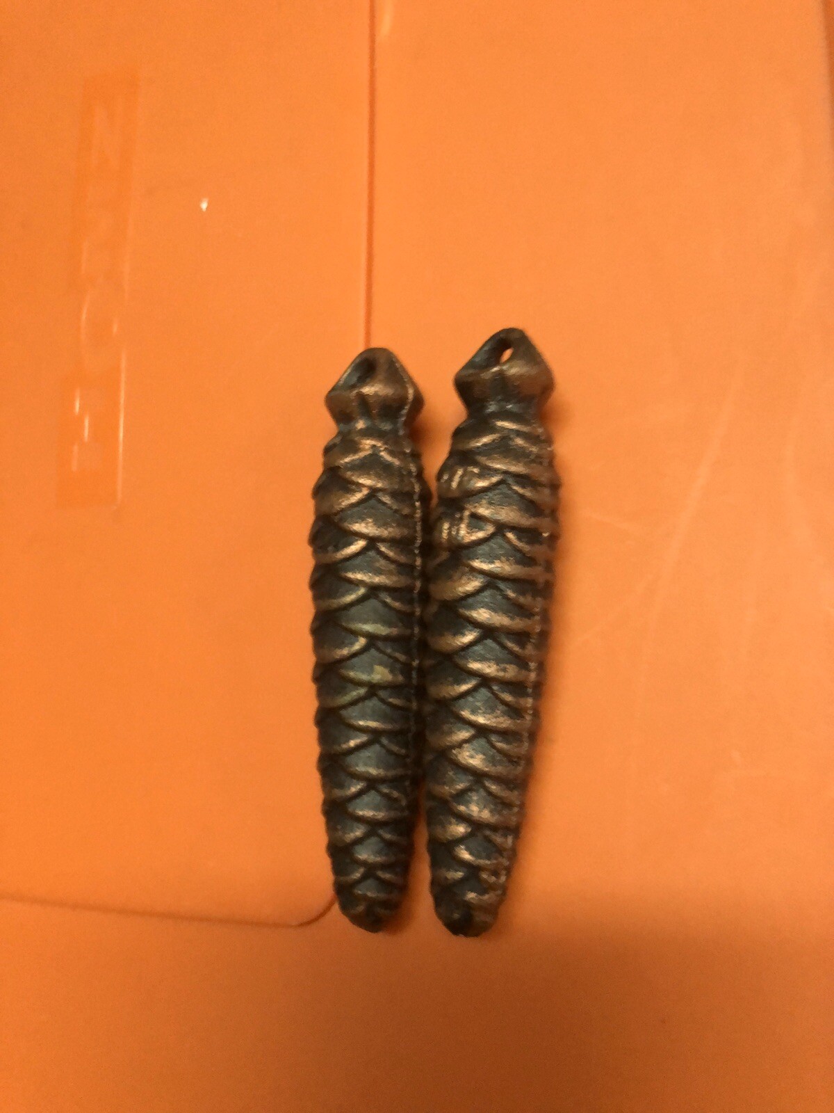 Grandfather Black Forest German Cuckoo Clock Acorn Weight Set (2 ...