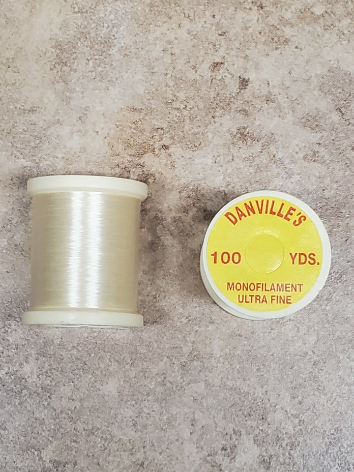 Danville MONOFILAMENT Fly Tying Thread - 100 Yard Spools Fly & Jig Ting ...