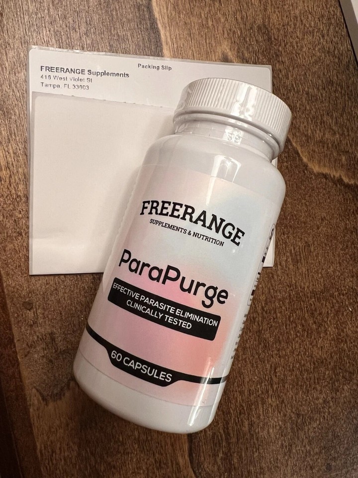 ParaPurge Gut Cleanse Freerange Gut and Colon Support 60 Capsules Iver ...