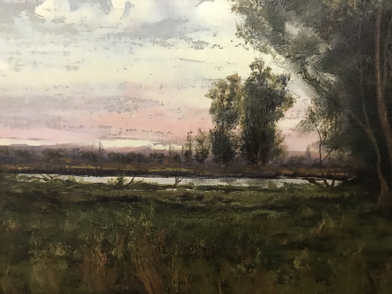 WILLIAM THOMAS MARTIN HAWKSWORTH (ENGLISH, 1853-1935) SUNRISE WITH POND ...