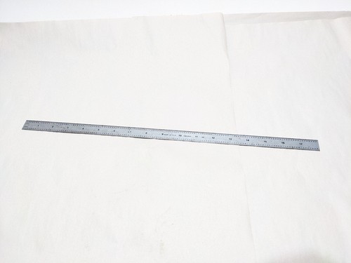 Tempered 18" Machinist Ruler 32nds & 64ths Made In USA 16R | eBay