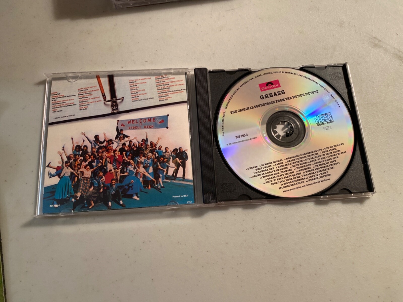 GREASE (ORIGINAL SOUNDTRACK) BY GREASE (CD, 1991) POLYDOR RECORDS 825 ...