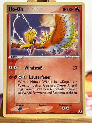 Ho-Oh 27/115 EX Verborgene Mächte Rare Deutsch Exc Pokemon | eBay.de