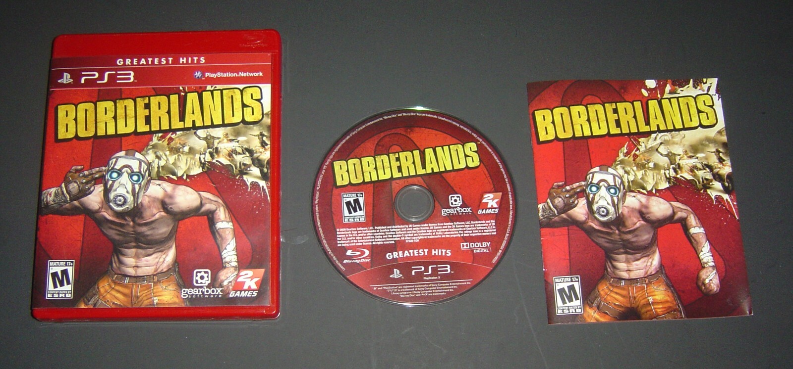 Borderlands (Greatest Hits Edition) PS3 Game + Case & Manual, Tested ...