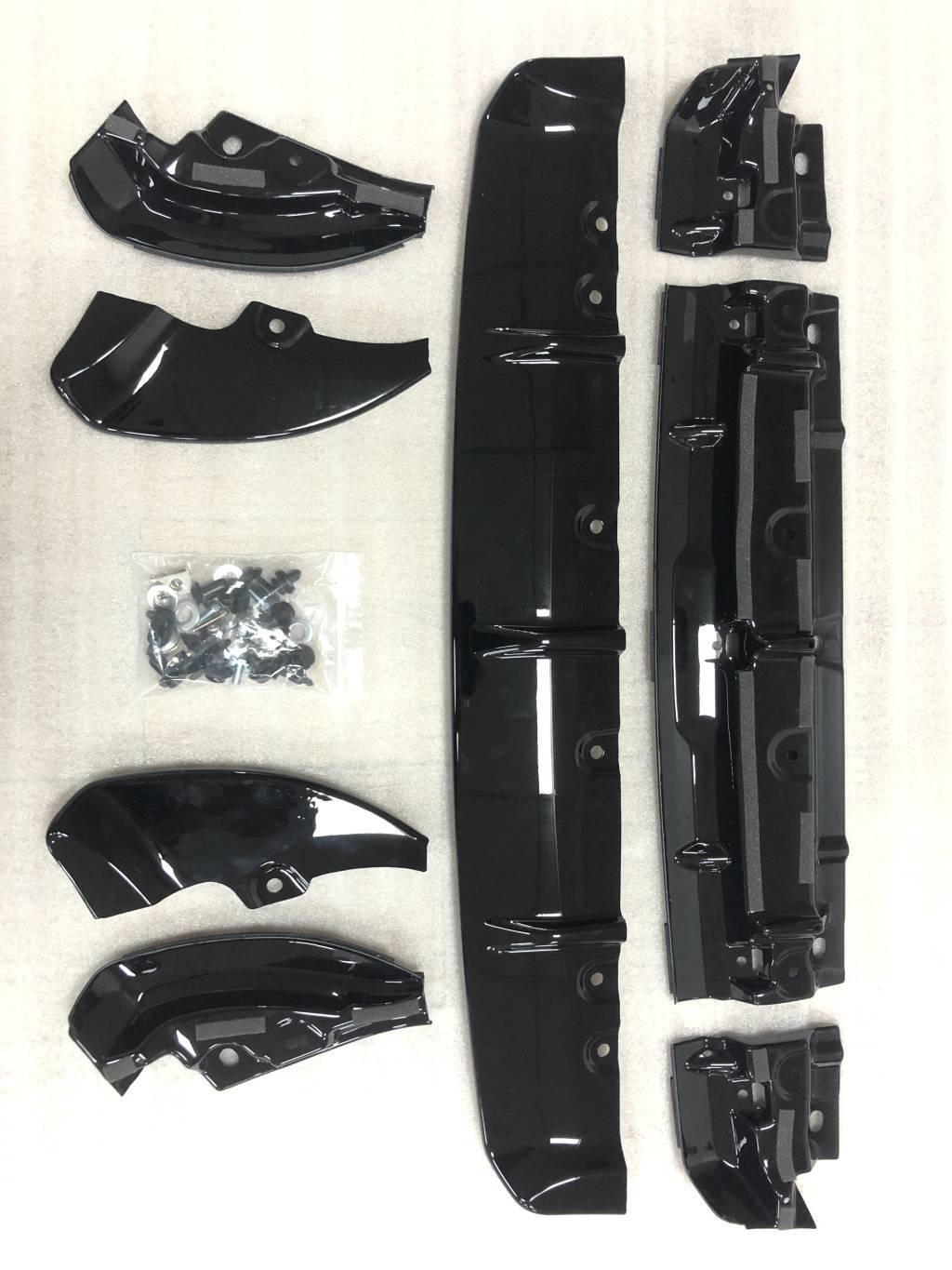 Fit 2022-2023 Subaru BRZ Toyota GR86 Gloss Black Rear Diffuser Bumper ...